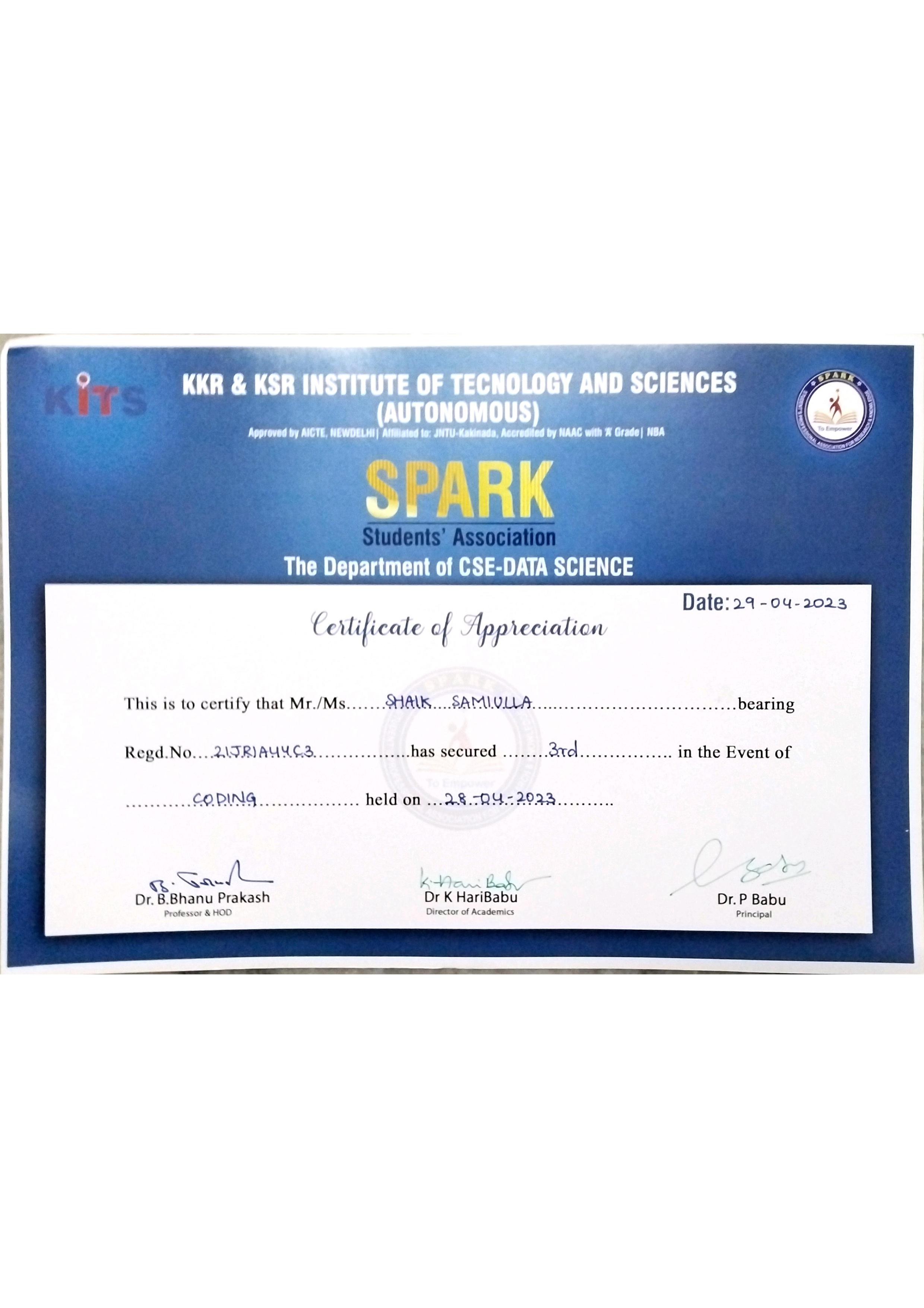 Shaik Samiulla Portofilo